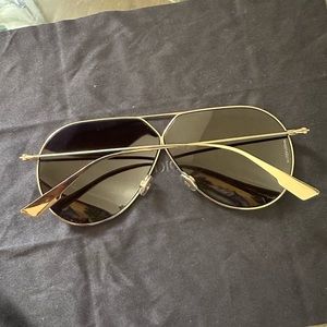 Dior | Accessories | Dior Bluegold Aviator Ladies Sunglasses | Poshmark